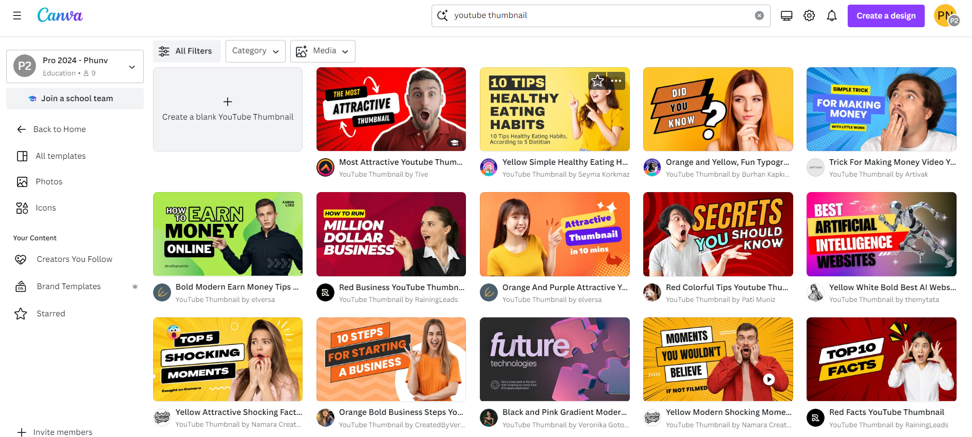 Bí Quyết Thiết Kế Thumbnail YouTube Chuyên Nghiệp với Canva - Nguyễn ...